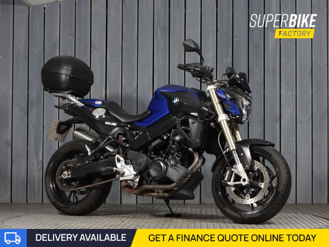 2015 BMW F800R BLUE with 12150 miles - Used Motorbikes Dealer: Cheshire ...