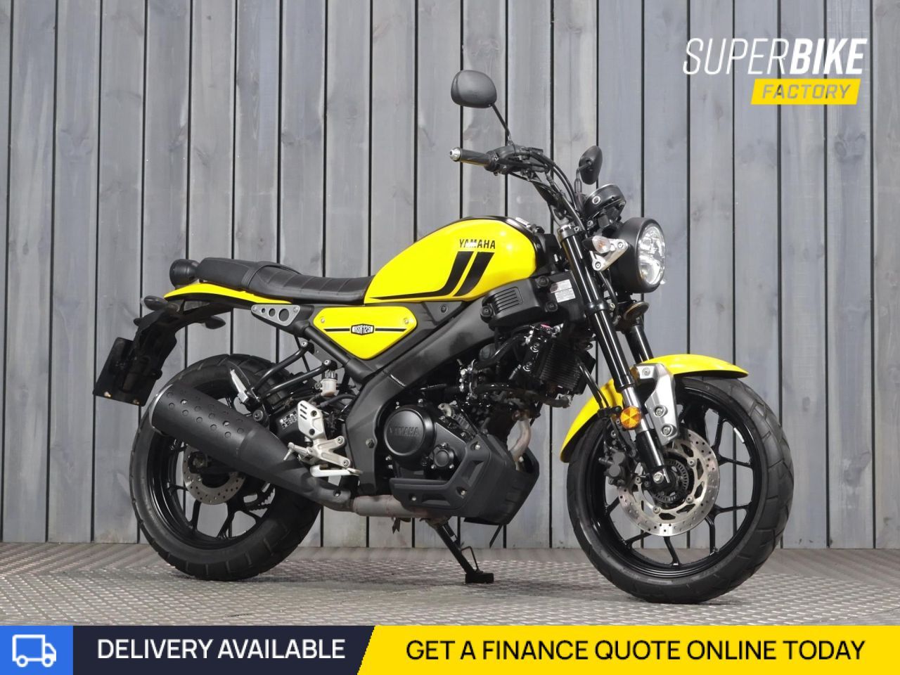 2023 YAMAHA XSR125 YELLOW with 5001 miles - Used Motorbikes Dealer ...