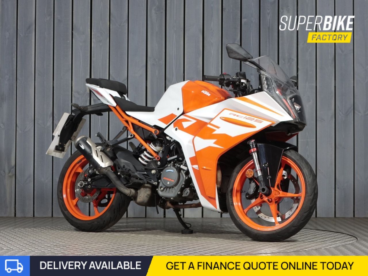 2023 KTM RC 125 WHITE with 11201 miles - Used Motorbikes Dealer ...