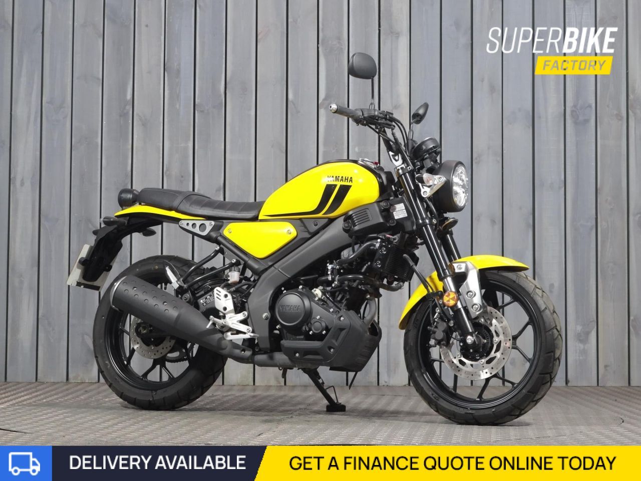 2022 YAMAHA XSR125 YELLOW with 1133 miles - Used Motorbikes Dealer ...