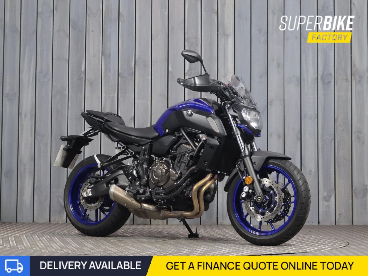 2019 YAMAHA MT-07 BLUE with 4147 miles - Used Motorbikes Dealer ...