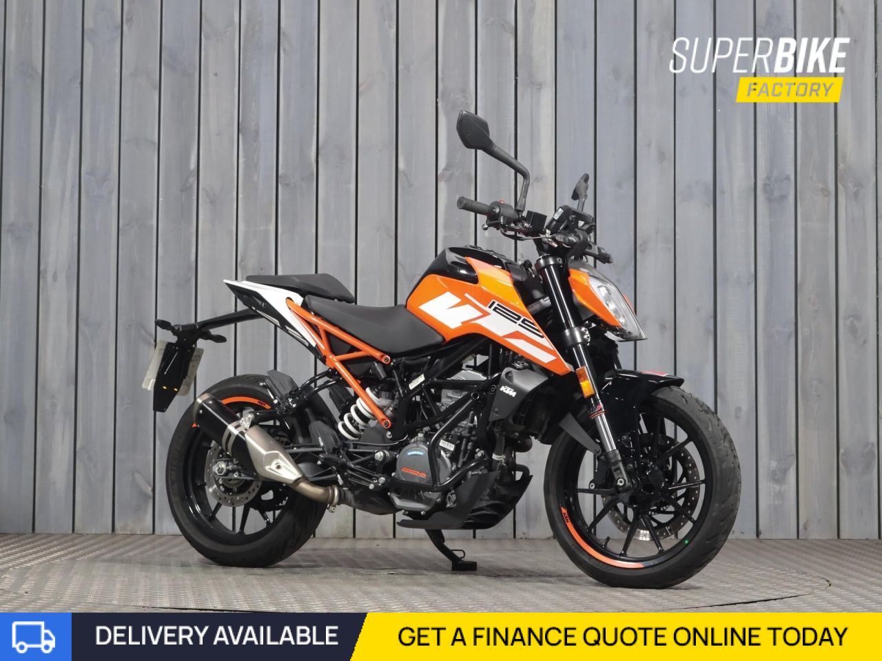 2020 KTM 125 DUKE ORANGE with 1492 miles - Used Motorbikes Dealer ...