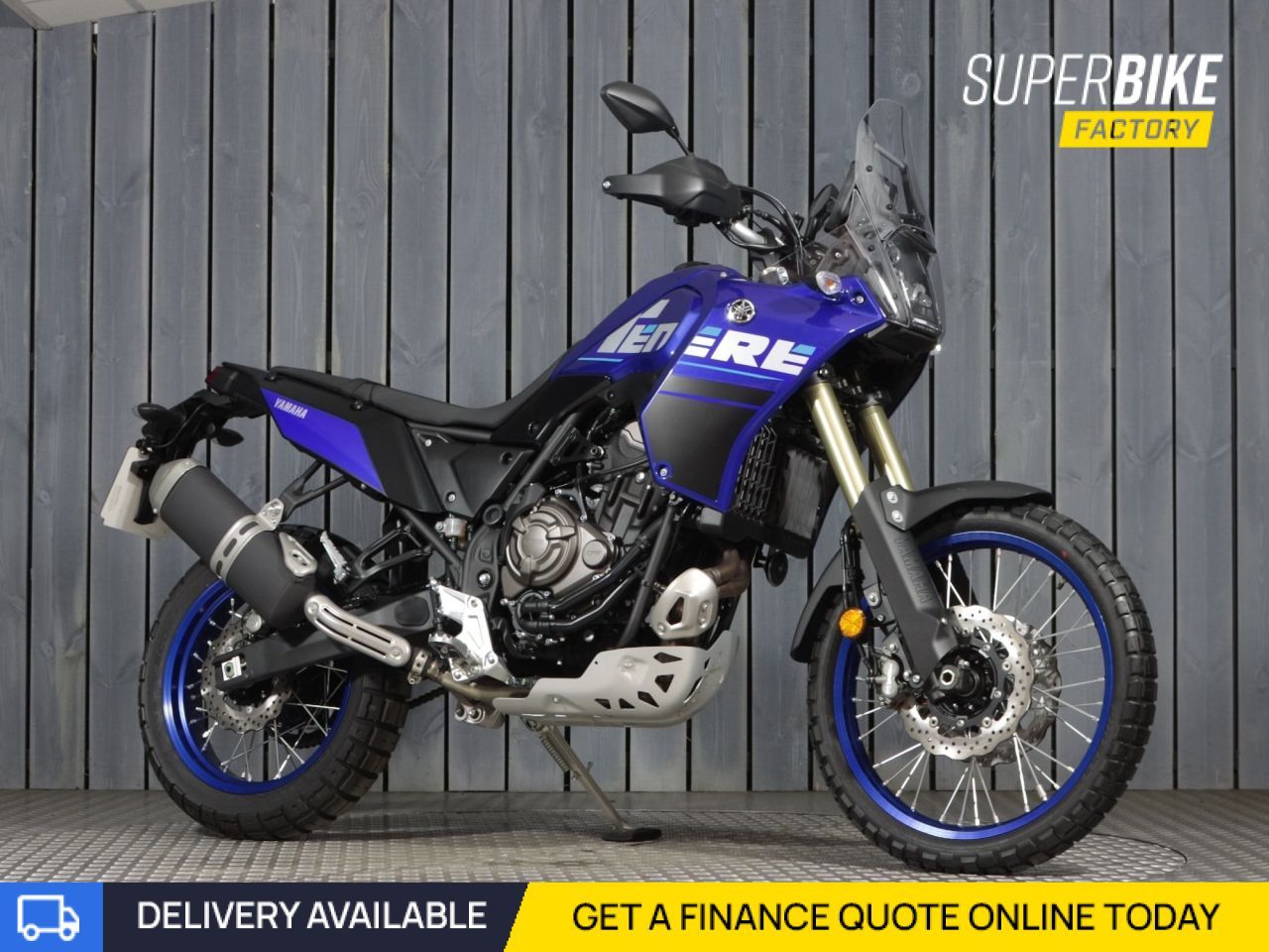 2022 YAMAHA TENERE 700 BLUE with 91 miles - Used Motorbikes Dealer ...