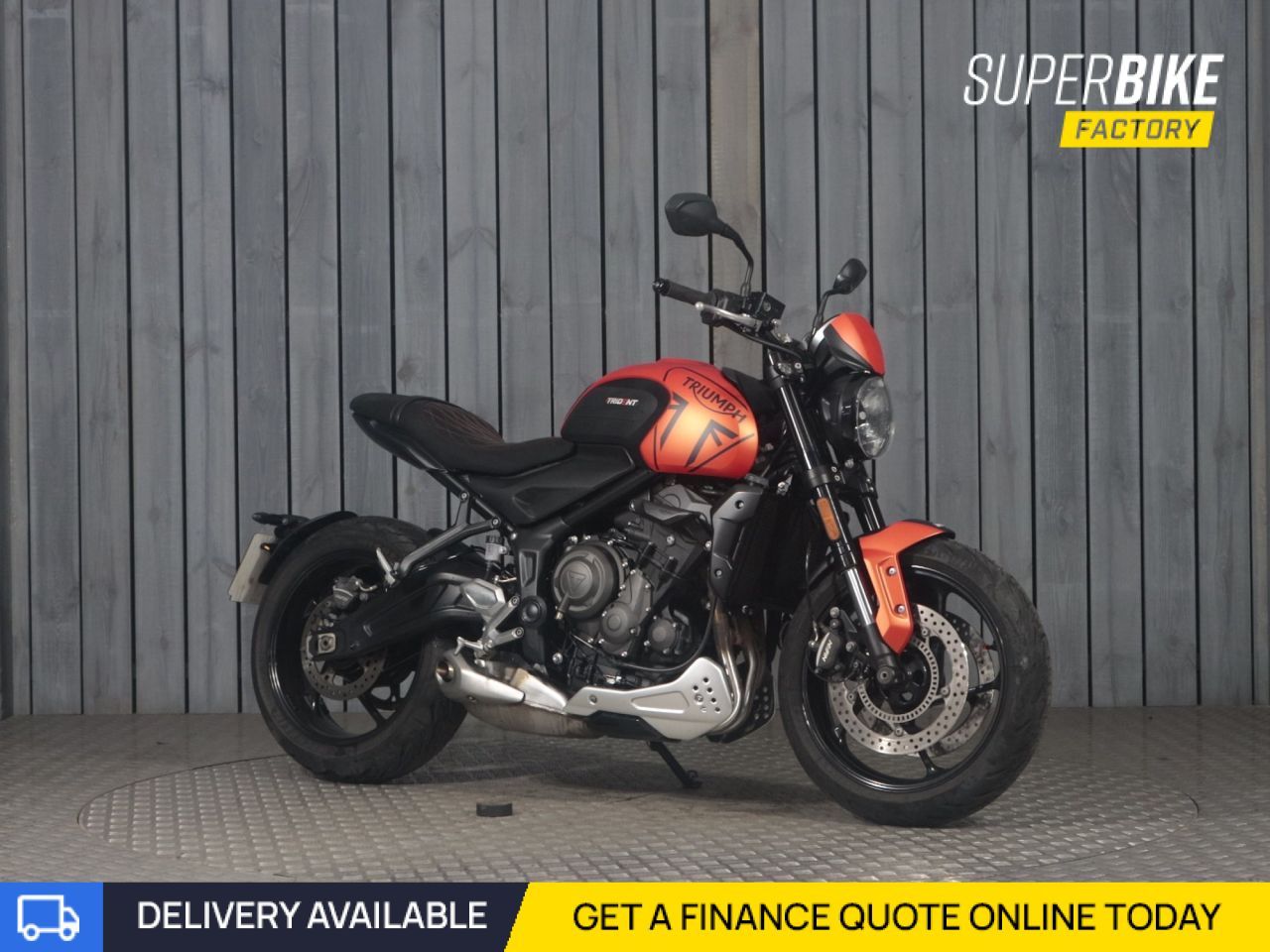 2023 TRIUMPH TRIDENT 660 ORANGE with 4120 miles - Used Motorbikes ...