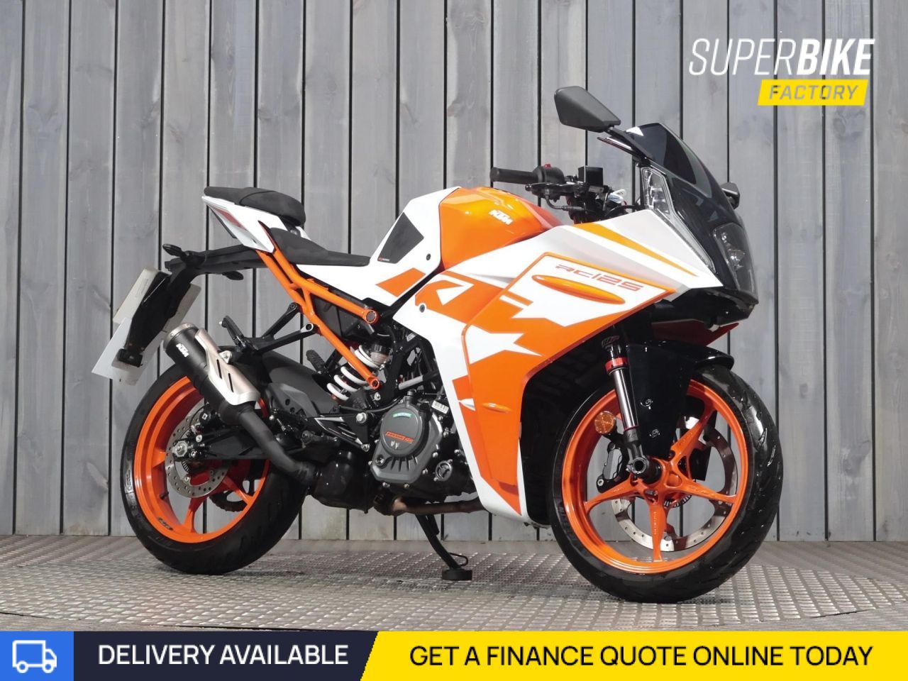 2023 KTM RC 125 WHITE with 1117 miles - Used Motorbikes Dealer ...