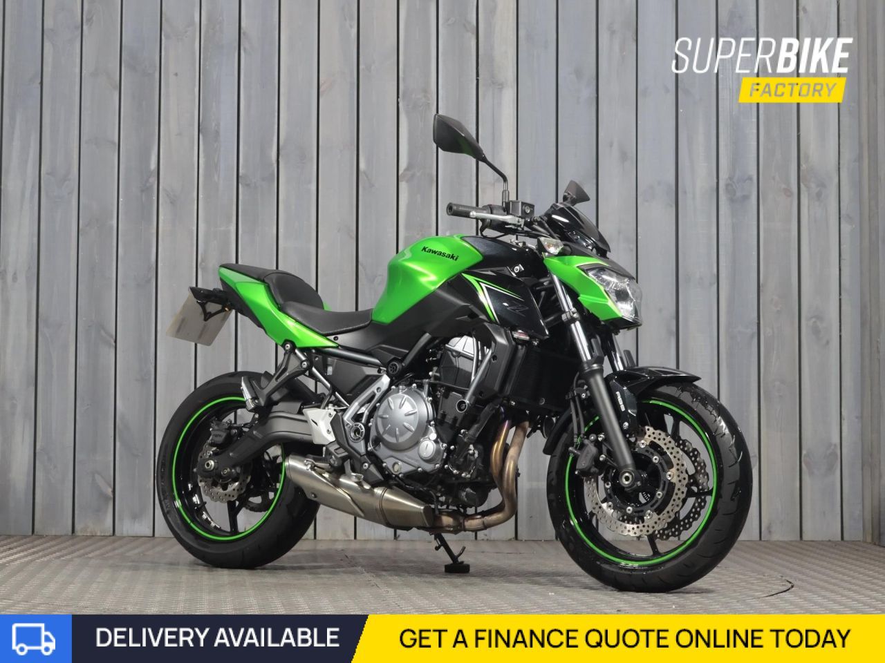 2018 KAWASAKI Z650 GREEN with 4475 miles - Used Motorbikes Dealer ...