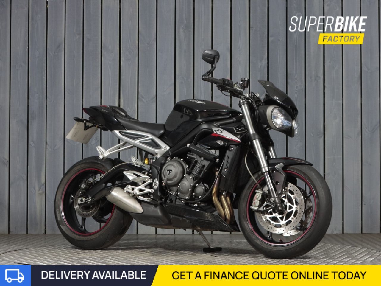 2018 TRIUMPH STREET TRIPLE 765 BLACK with 8486 miles - Used Motorbikes Dealer: Cheshire ...