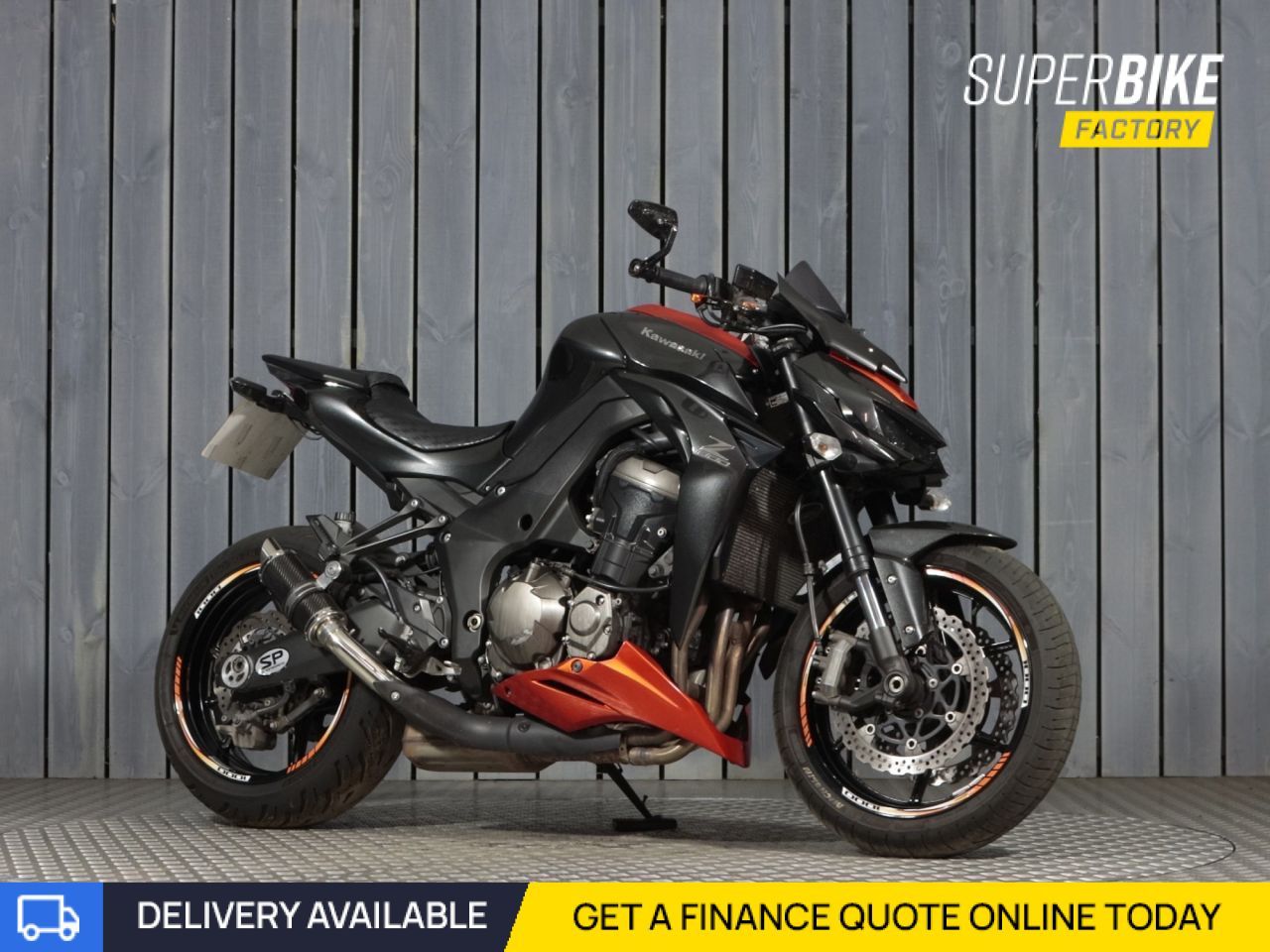 2015 KAWASAKI Z1000 GREY with 7288 miles - Used Motorbikes Dealer ...