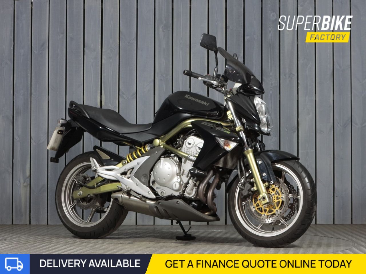 2006 KAWASAKI ER-6N BLACK with 9141 miles - Used Motorbikes Dealer ...