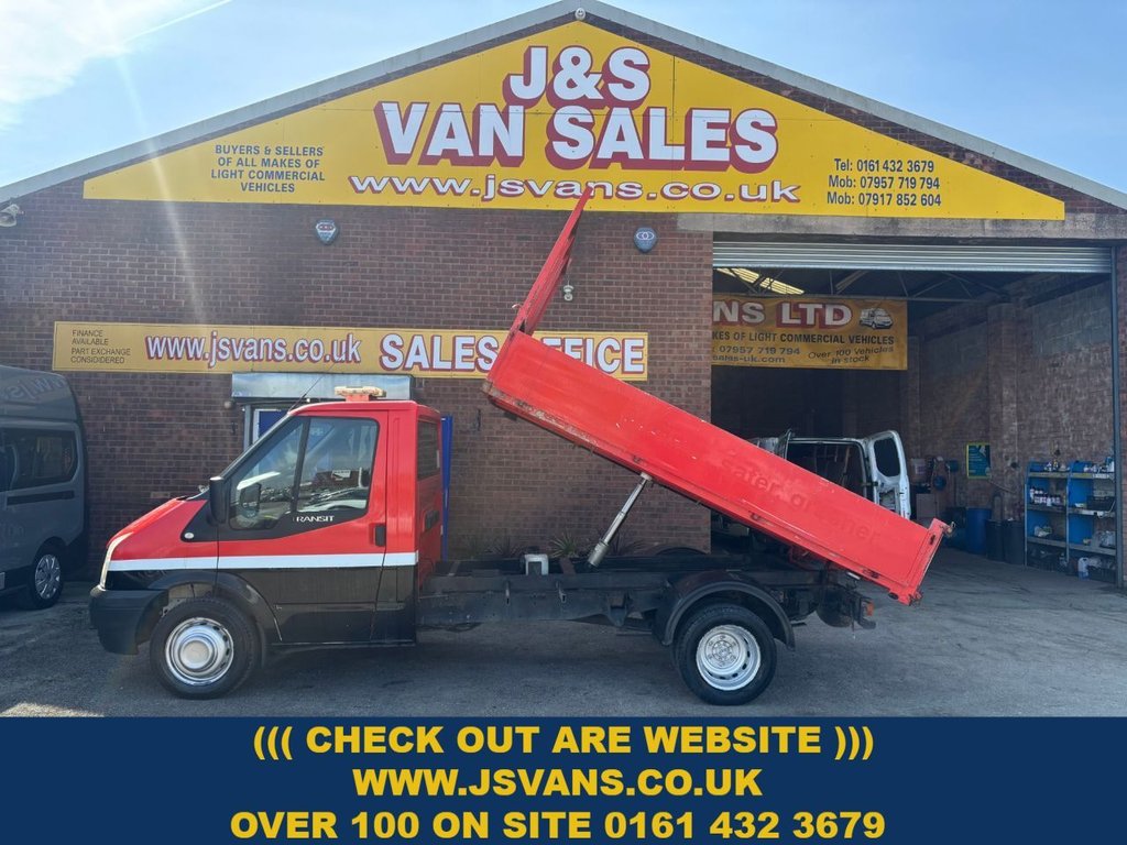 Ford Transit T350 2.2 TDCI Twin Wheel Tipper Truck 71k Mls Only