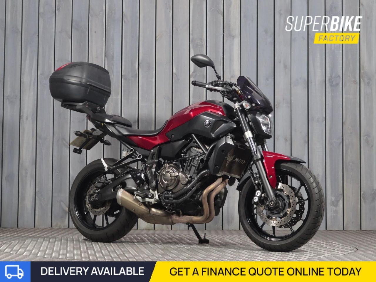 2016 YAMAHA MT-07 RED with 10945 miles - Used Motorbikes Dealer ...