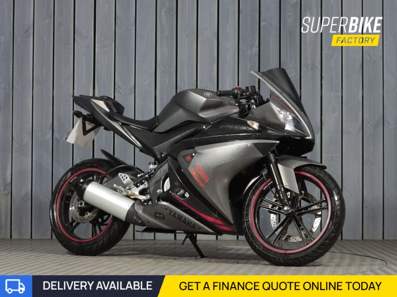 2013 YAMAHA R125 GREY with 6410 miles - Used Motorbikes Dealer ...