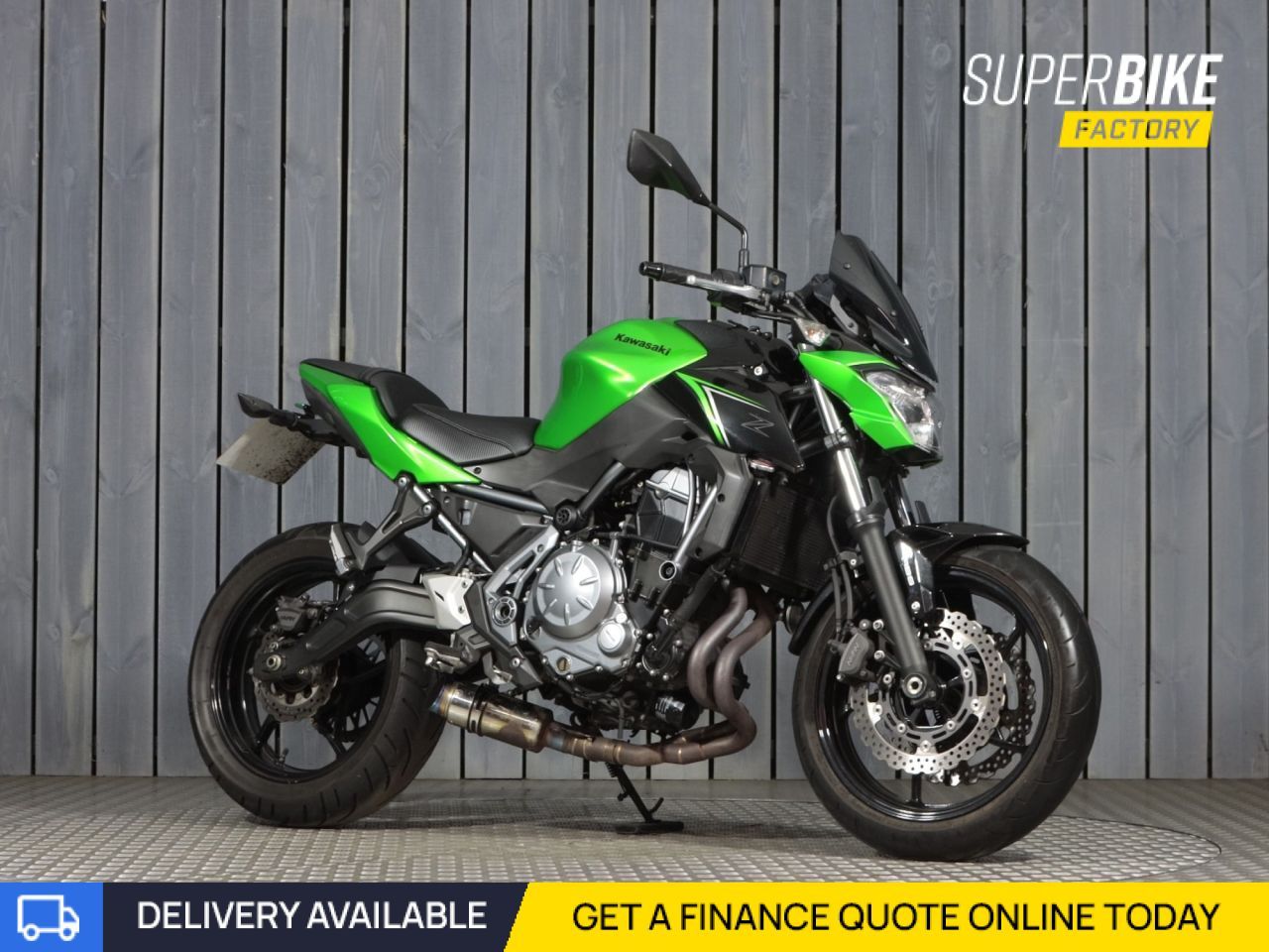 2018 KAWASAKI Z650 GREEN with 7042 miles - Used Motorbikes Dealer ...