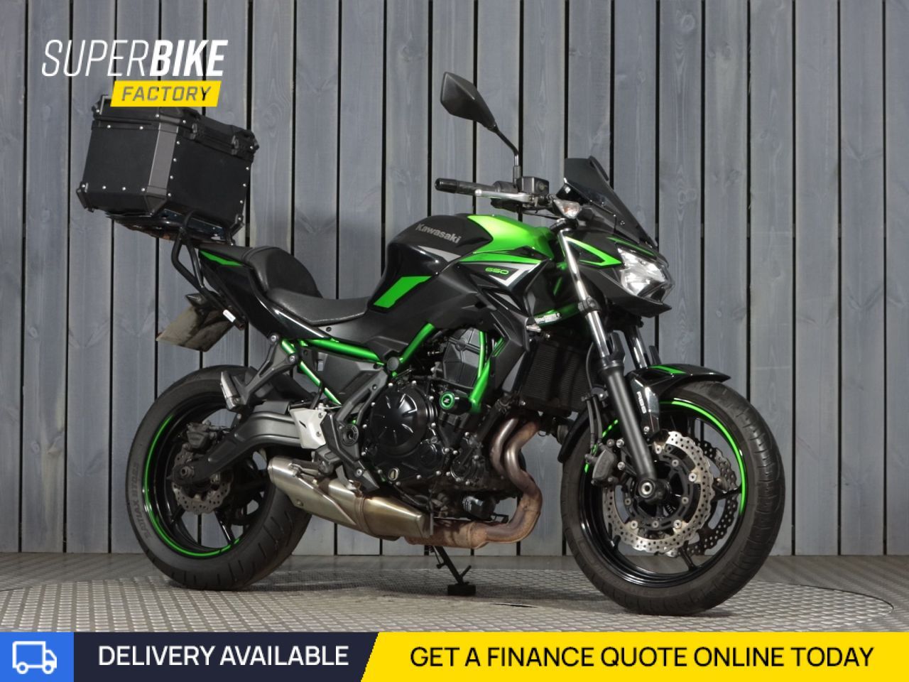 2021 KAWASAKI Z650 GREEN with 15251 miles - Used Motorbikes Dealer ...