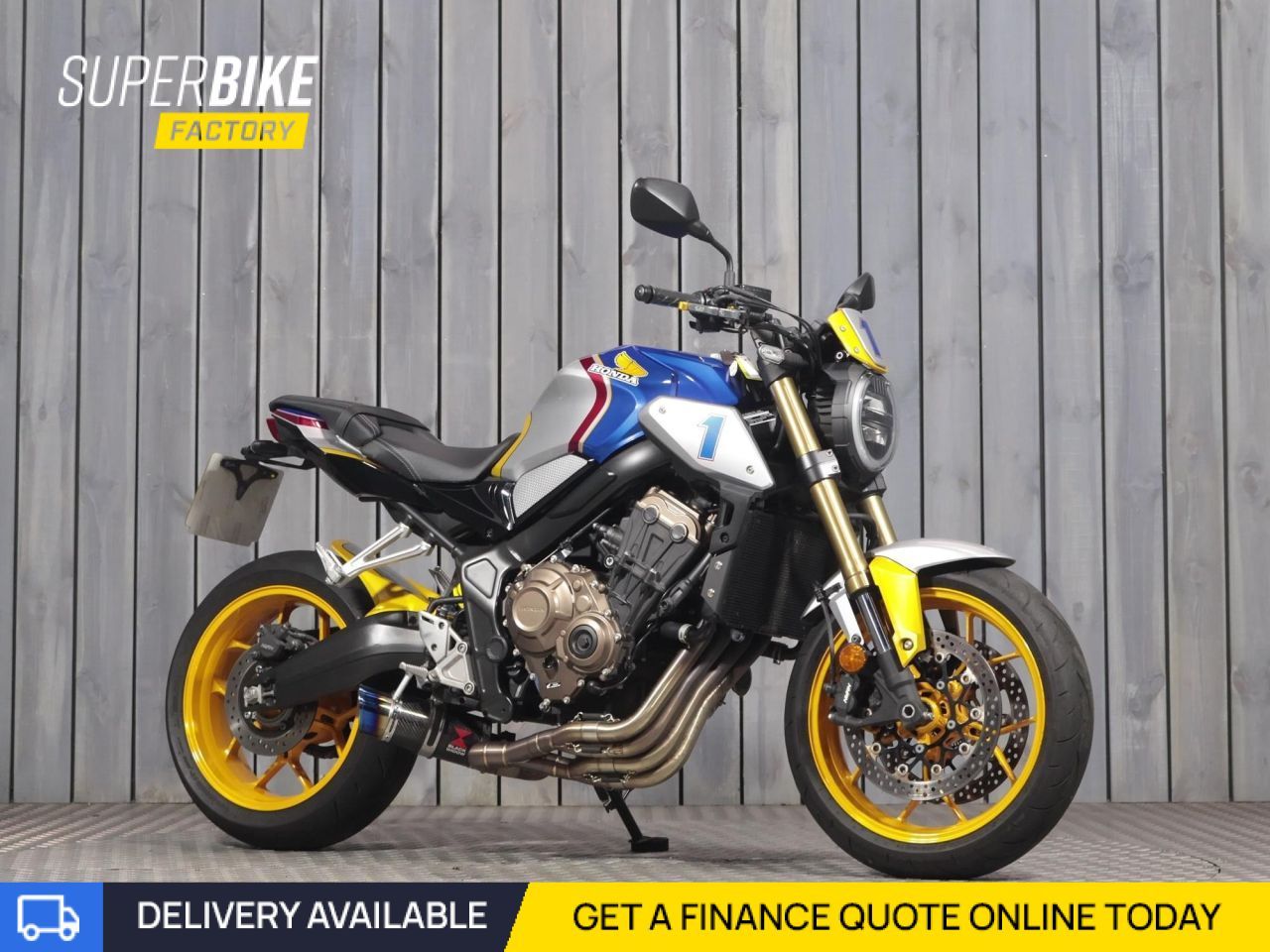 2023 HONDA CB650R BLUE with 1100 miles - Used Motorbikes Dealer ...