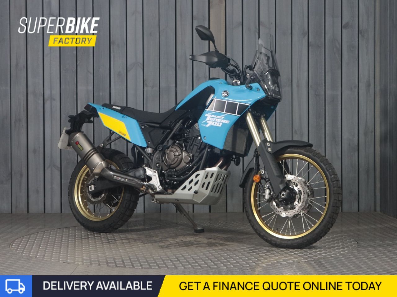 2020 YAMAHA TENERE 700 BLUE with 2572 miles - Used Motorbikes Dealer ...