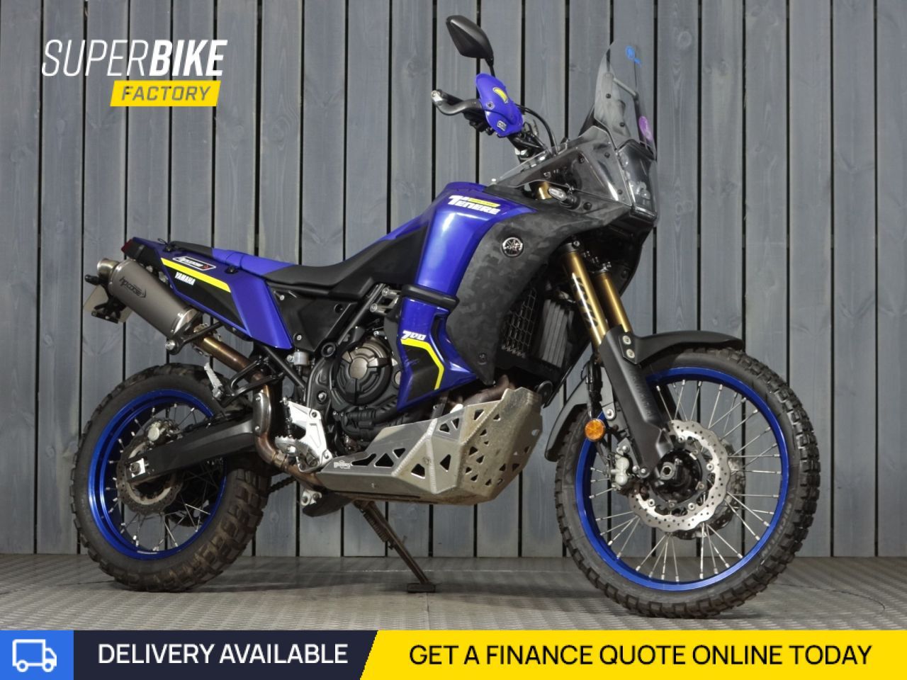 2022 YAMAHA TENERE 700 BLUE with 17001 miles - Used Motorbikes Dealer ...