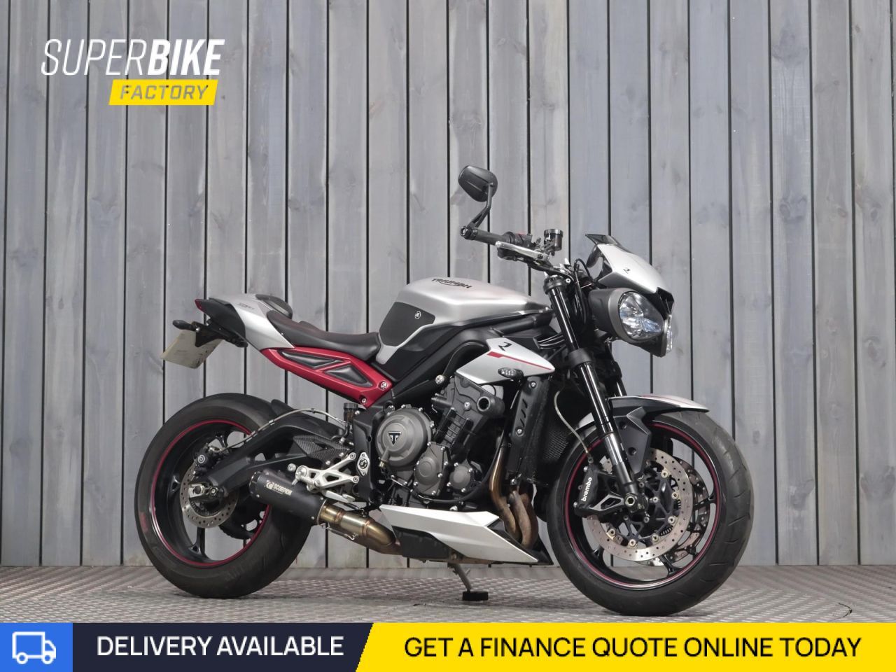 2019 TRIUMPH STREET TRIPLE 765 SILVER with 3867 miles - Used Motorbikes ...