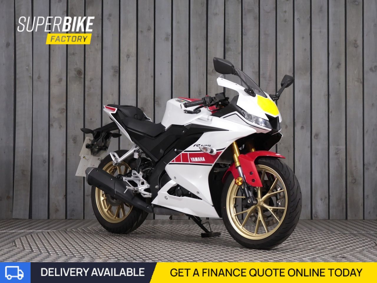 2022 YAMAHA R125 WHITE with 852 miles - Used Motorbikes Dealer ...