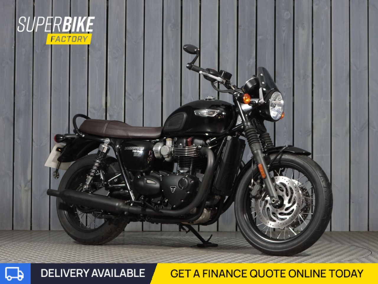 2016 TRIUMPH BONNEVILLE T120 BLACK with 8216 miles - Used Motorbikes ...