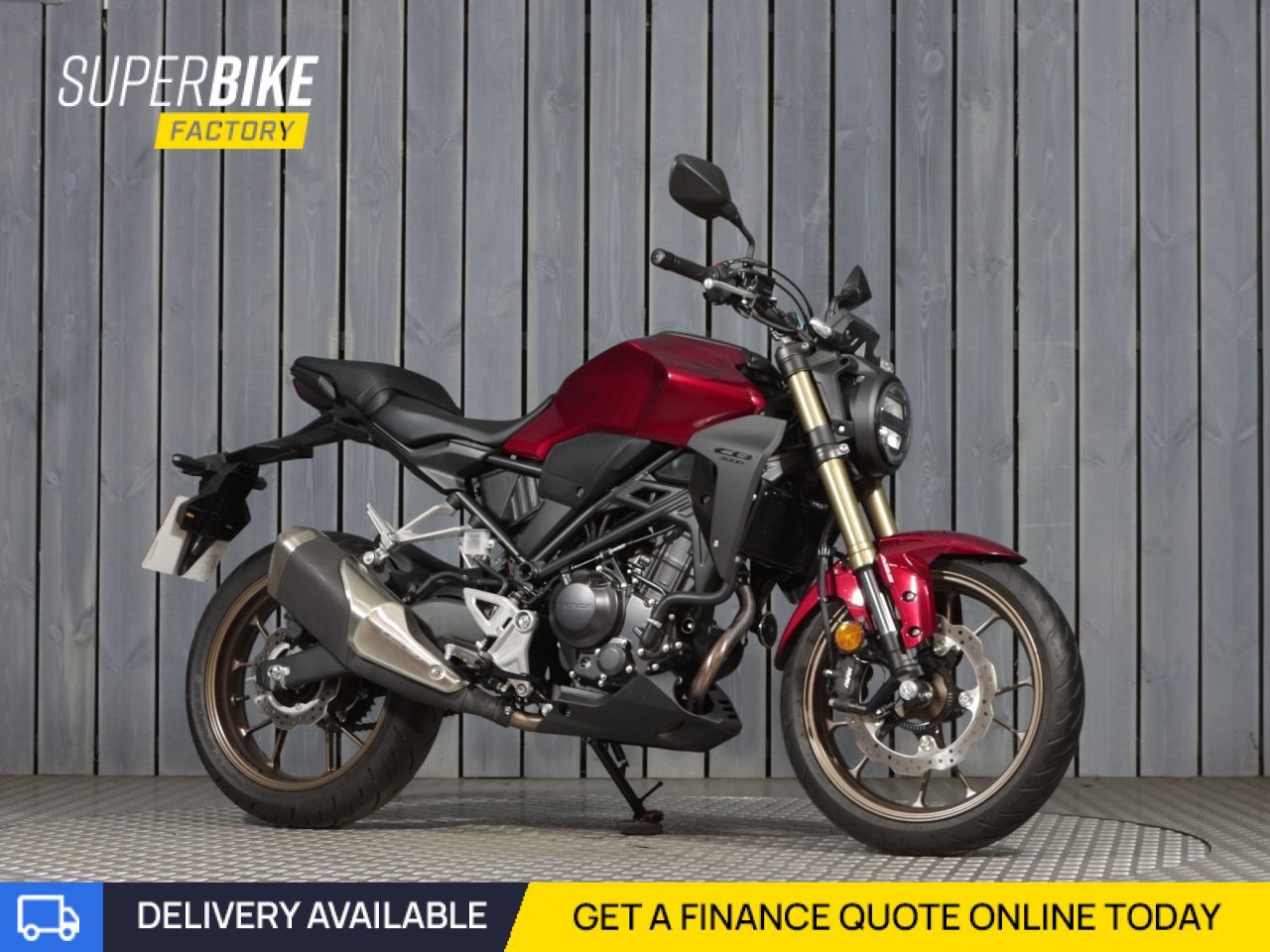 2023 HONDA CBF300 RED with 617 miles - Used Motorbikes Dealer: Cheshire ...