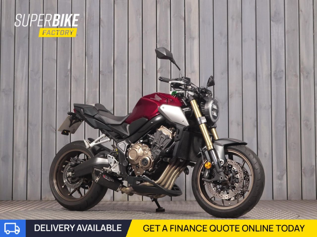 2022 HONDA CB650R RED with 4375 miles - Used Motorbikes Dealer ...