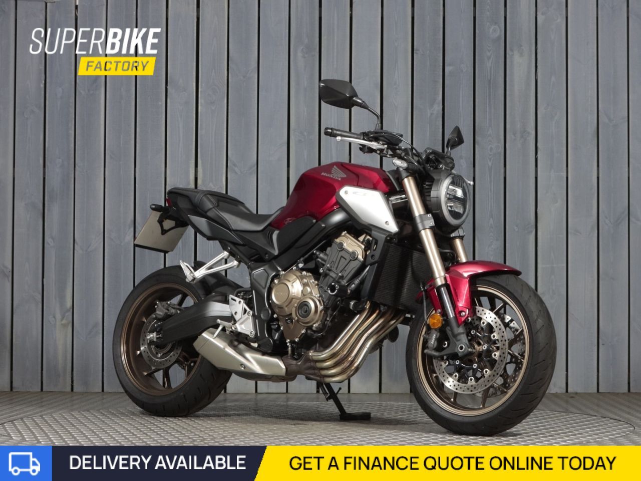 2021 HONDA CB650R RED with 8652 miles - Used Motorbikes Dealer ...