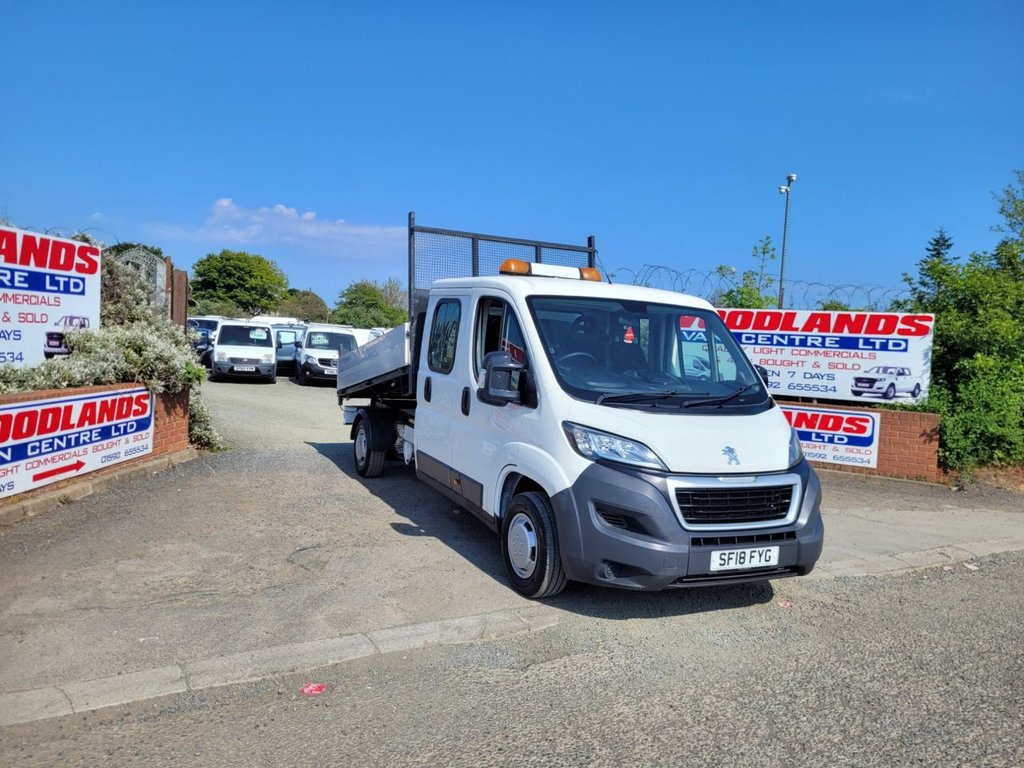 Peugeot Boxer Crew Cab Diesel Tipper Only 45k Ulez Free Zone NO Vat