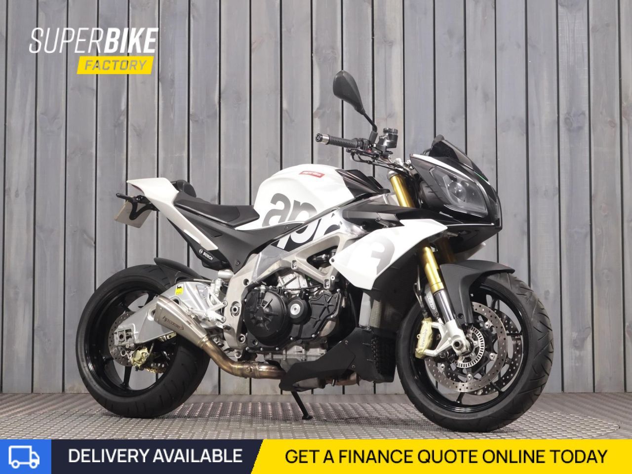 2014 APRILIA TUONO 1000 V4 WHITE with 10522 miles - Used Motorbikes ...