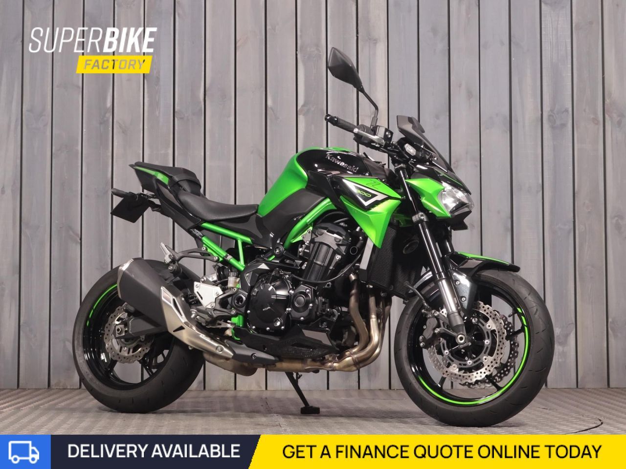 2023 KAWASAKI Z900 GREEN with 1258 miles - Used Motorbikes Dealer ...