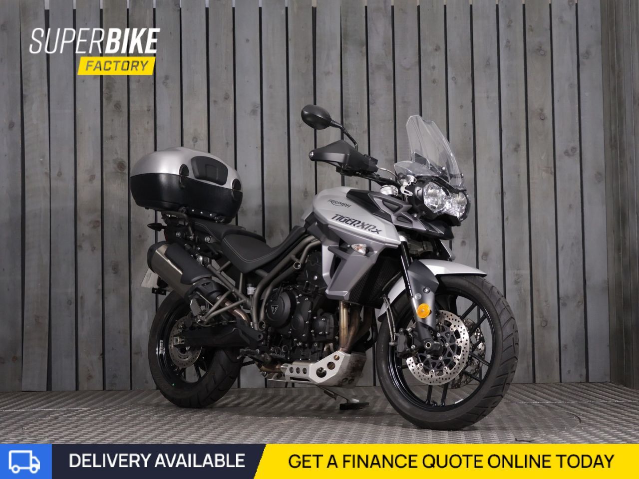 2016 TRIUMPH TIGER 800 SILVER with 3432 miles - Used Motorbikes Dealer ...