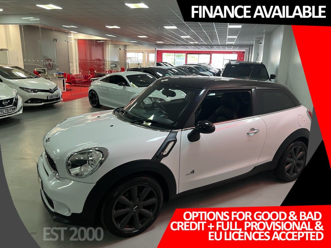MINI Paceman 2.0 Cooper SD Suv 3dr Diesel Manual All4 Euro 5 (s/S) (143 Ps)