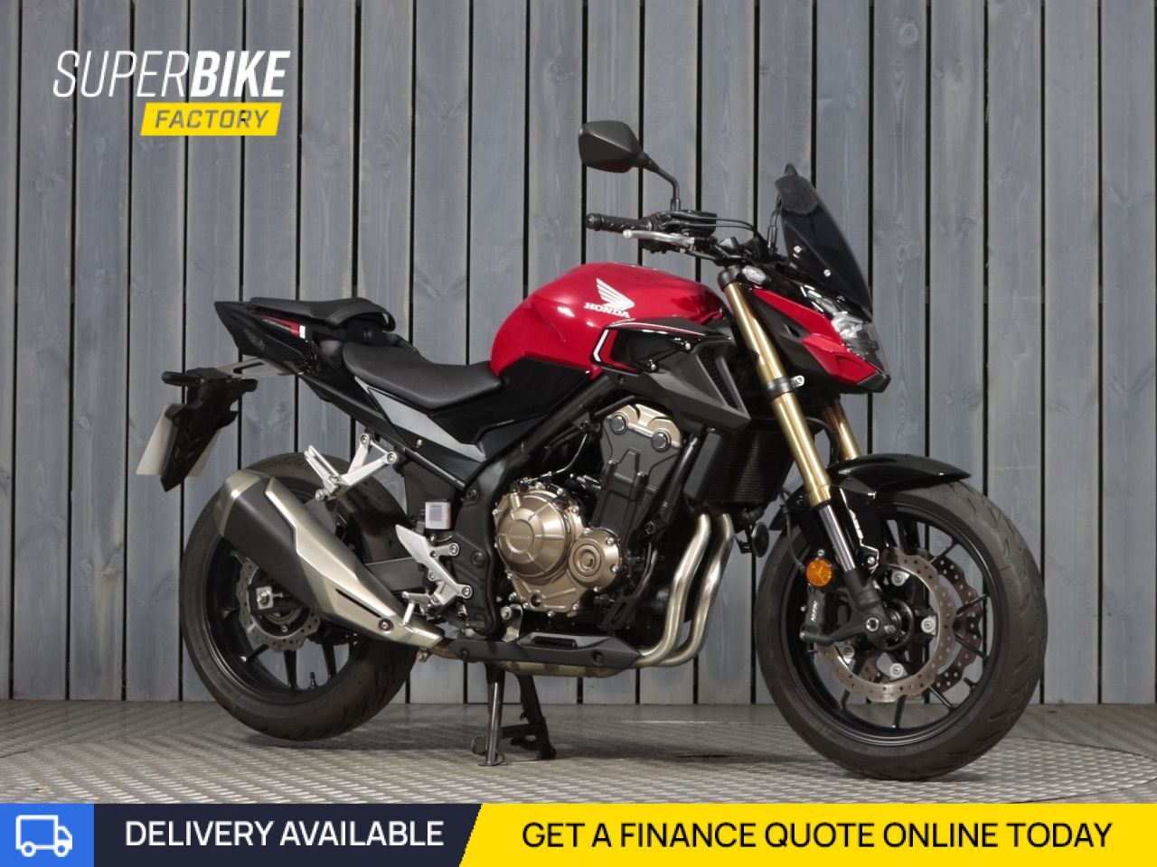 2023 HONDA CB500F RED with 1146 miles - Used Motorbikes Dealer ...