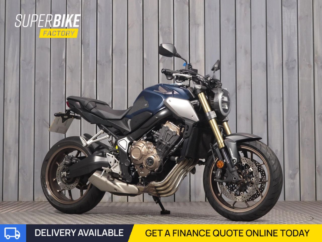 2022 HONDA CB650R BLUE with 4414 miles - Used Motorbikes Dealer ...