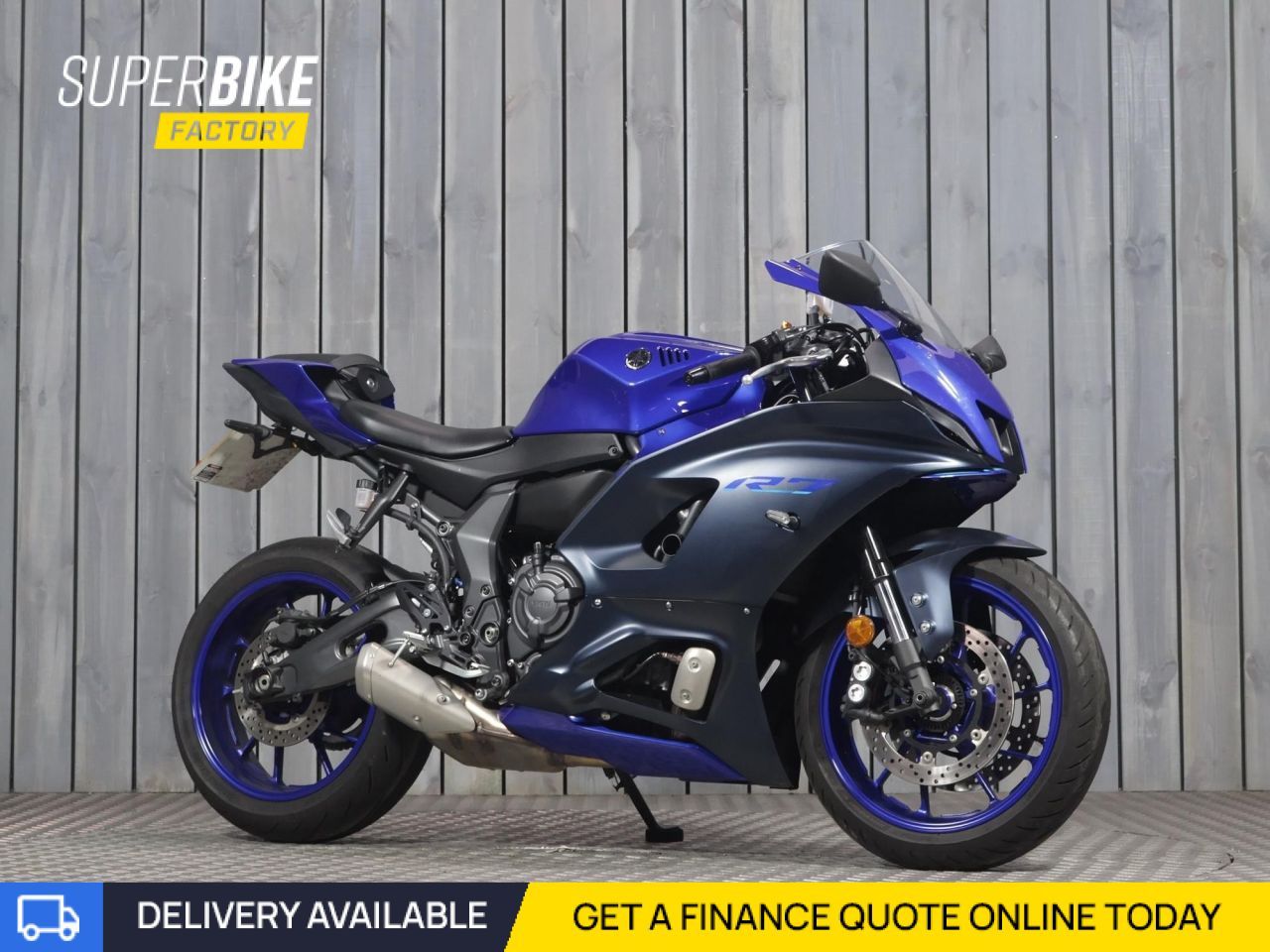 2023 YAMAHA R7 BLUE with 1271 miles - Used Motorbikes Dealer: Cheshire ...