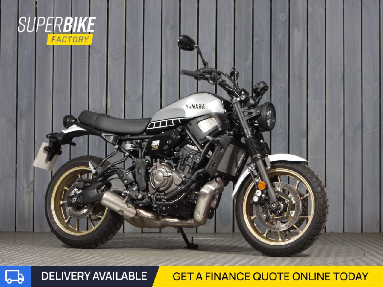 2023 YAMAHA XSR700 SILVER with 872 miles - Used Motorbikes Dealer ...