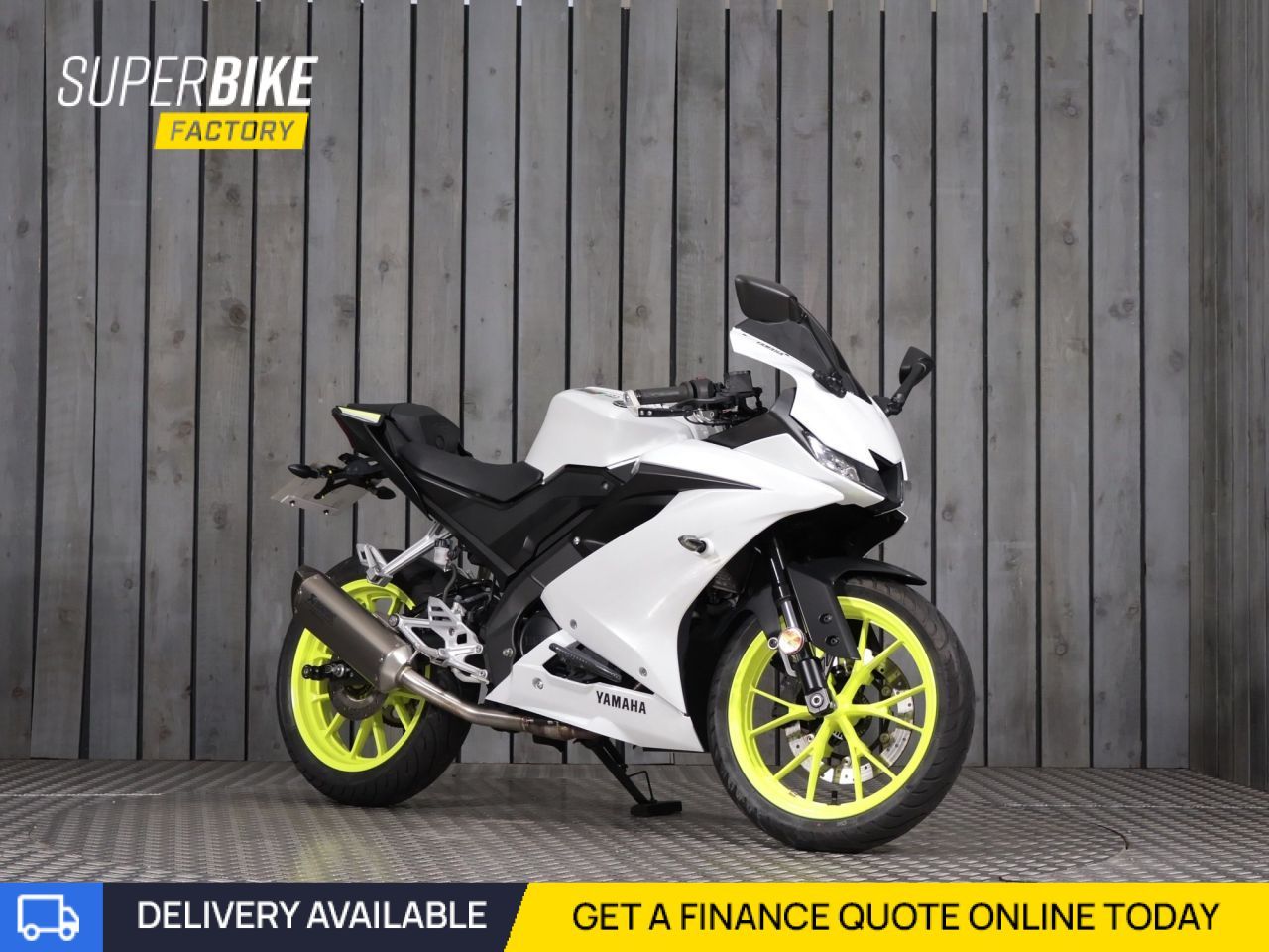 2019 YAMAHA R125 WHITE with 3664 miles - Used Motorbikes Dealer ...