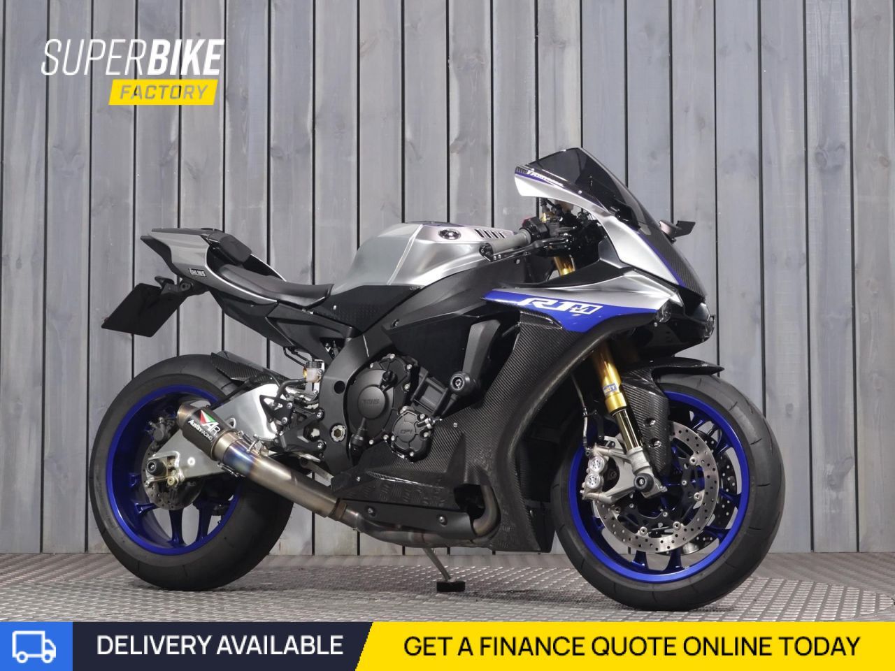 2018 YAMAHA R1M SILVER with 6128 miles - Used Motorbikes Dealer ...