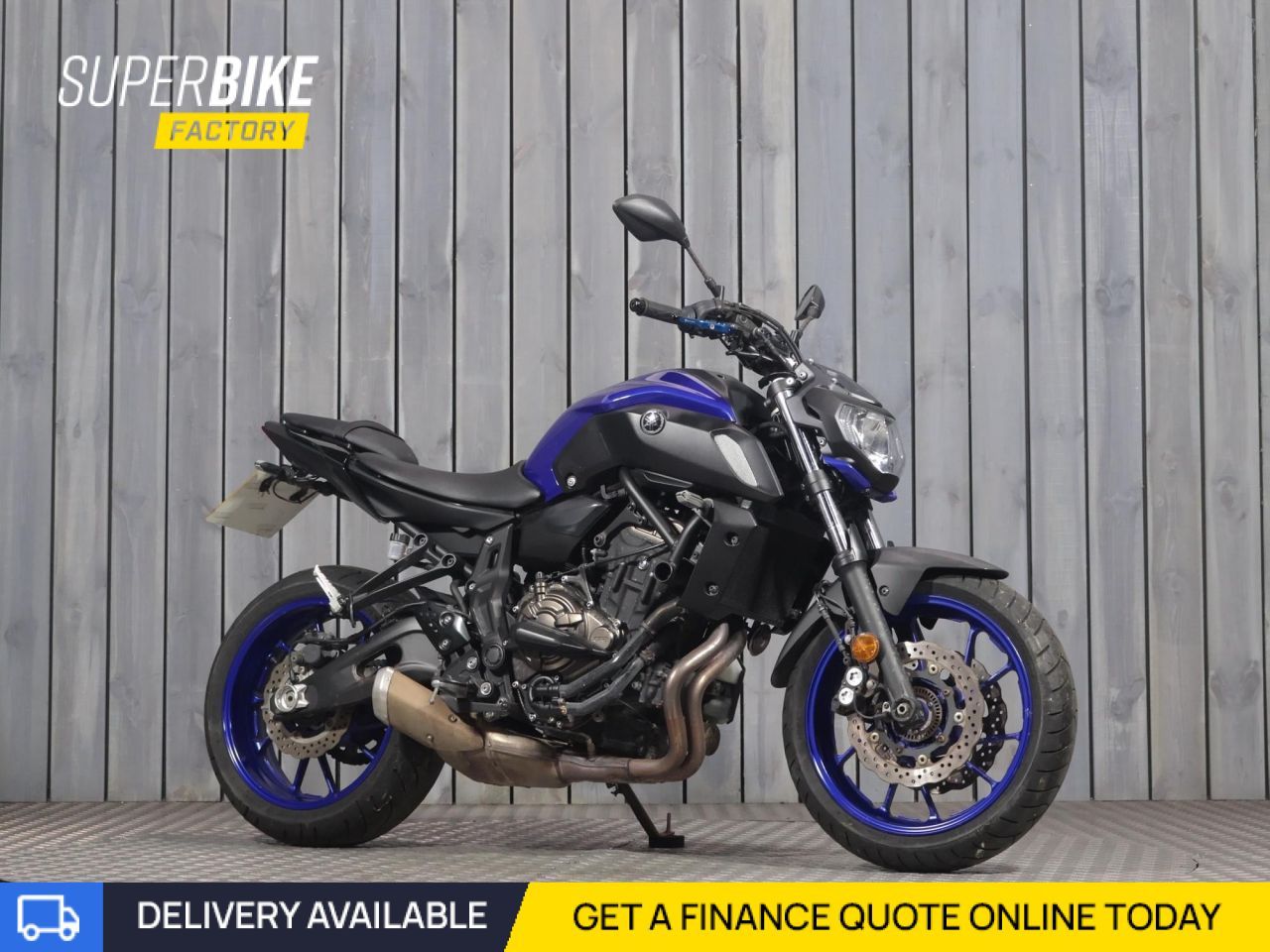 2018 YAMAHA MT-07 BLUE with 4177 miles - Used Motorbikes Dealer ...