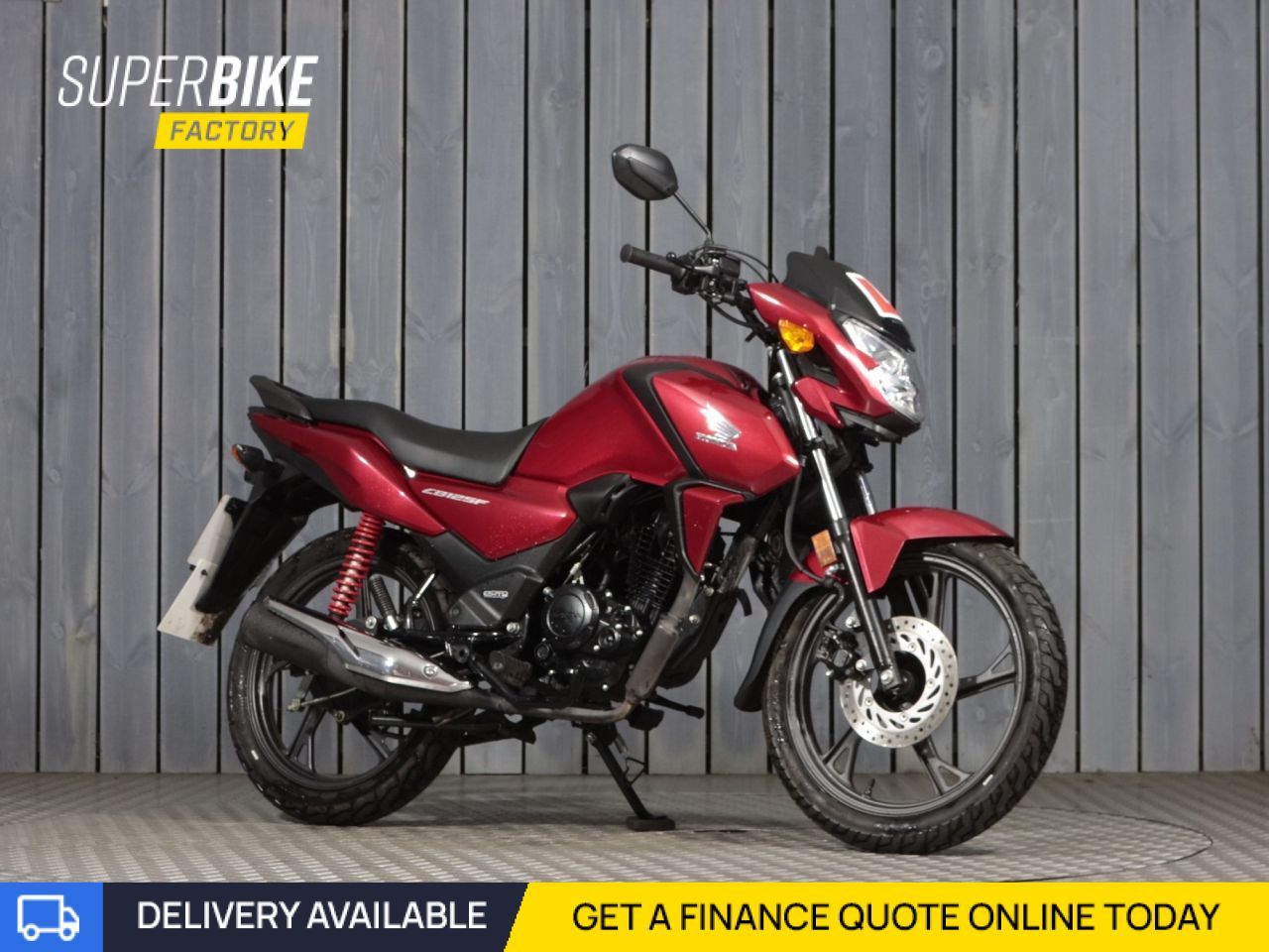 2024 HONDA CB125F RED with 1373 miles - Used Motorbikes Dealer ...