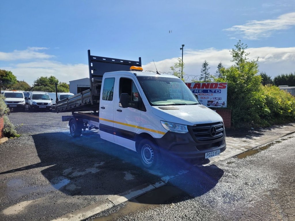 Mercedes-Benz Sprinter 315cdi 35t Rwd 150BHP Lwb Crew Cab Tipper 42k ...