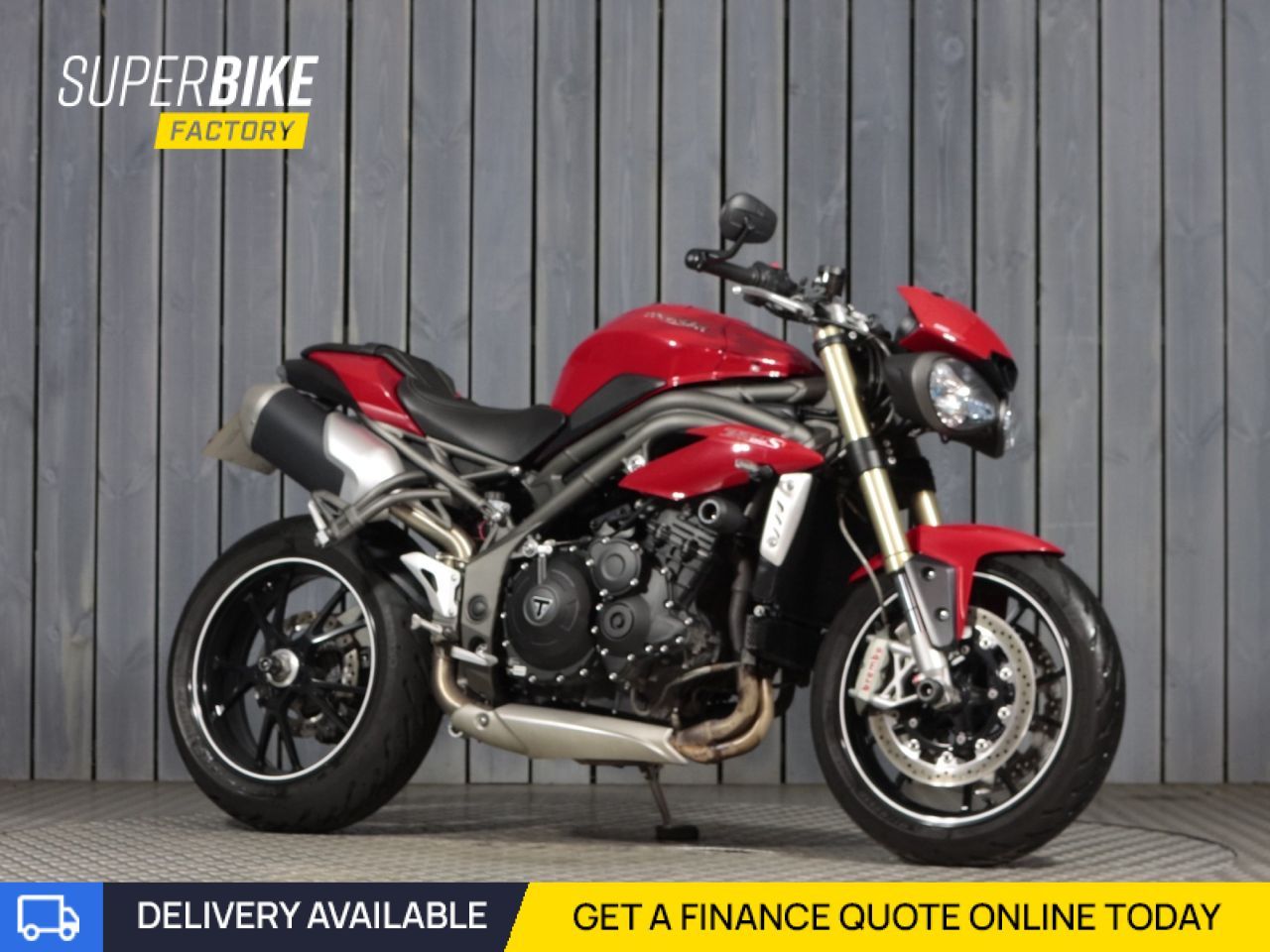 2016 TRIUMPH SPEED TRIPLE 1050 RED with 8014 miles - Used Motorbikes ...