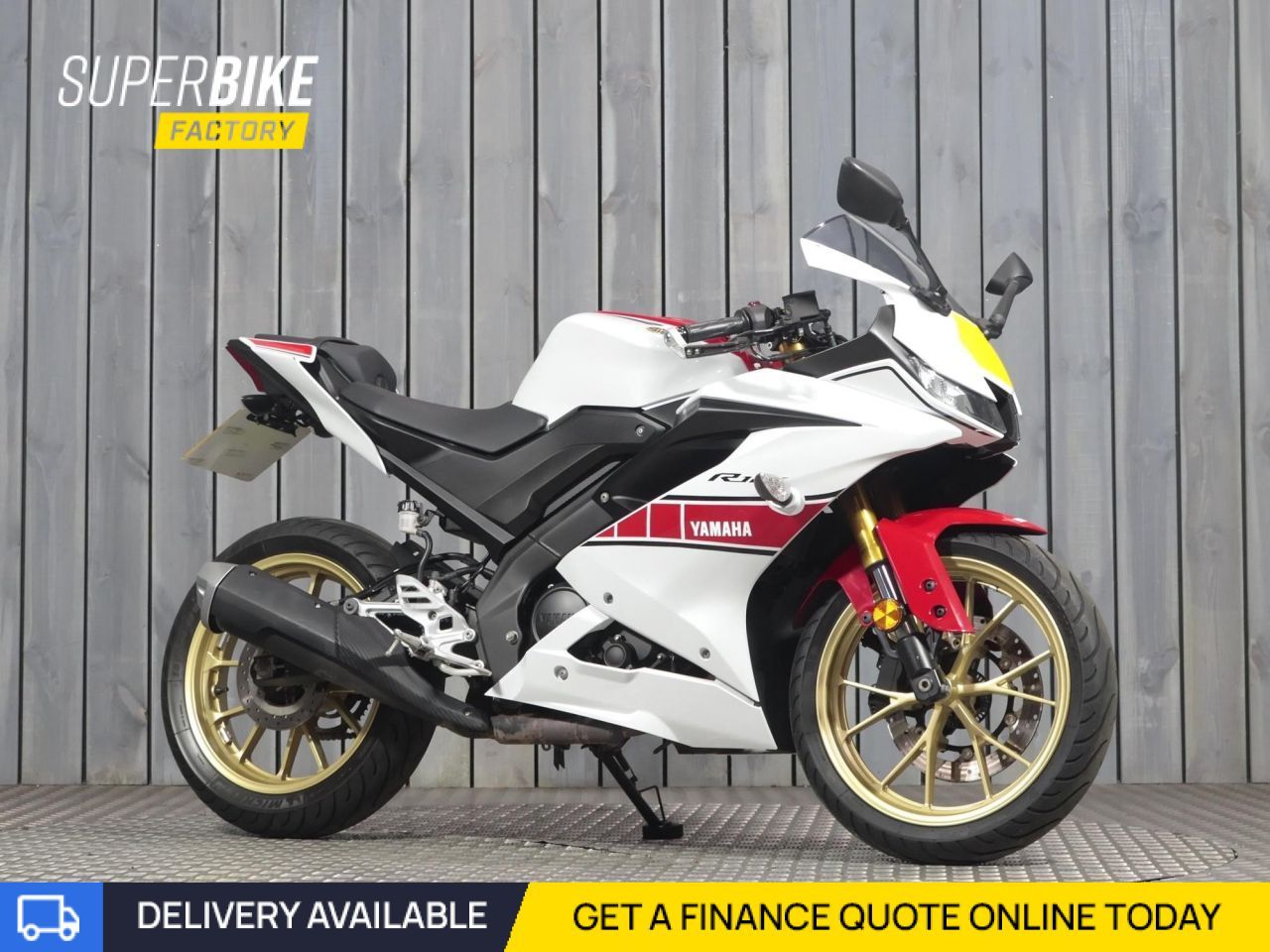 2022 YAMAHA R125 WHITE with 3393 miles - Used Motorbikes Dealer ...