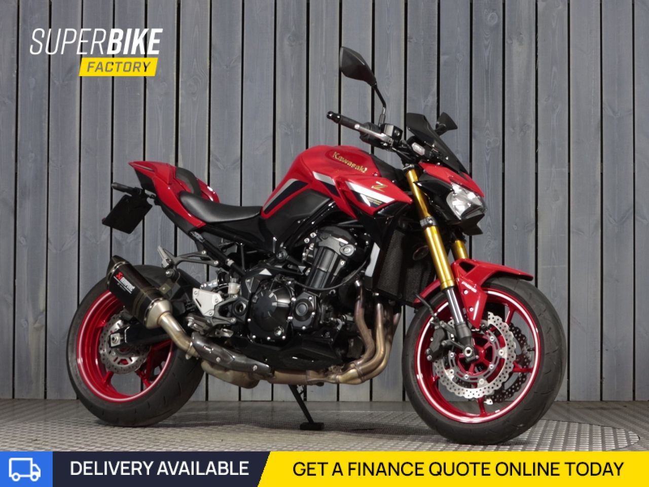 2022 KAWASAKI Z900 RED with 2583 miles - Used Motorbikes Dealer ...