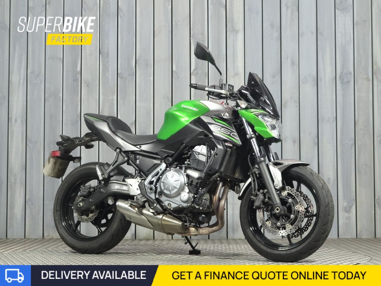 2020 KAWASAKI Z650 GREEN with 16339 miles - Used Motorbikes Dealer ...
