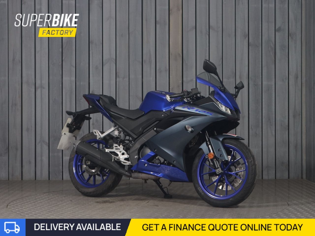 2022 YAMAHA R125 BLUE with 4171 miles - Used Motorbikes Dealer ...