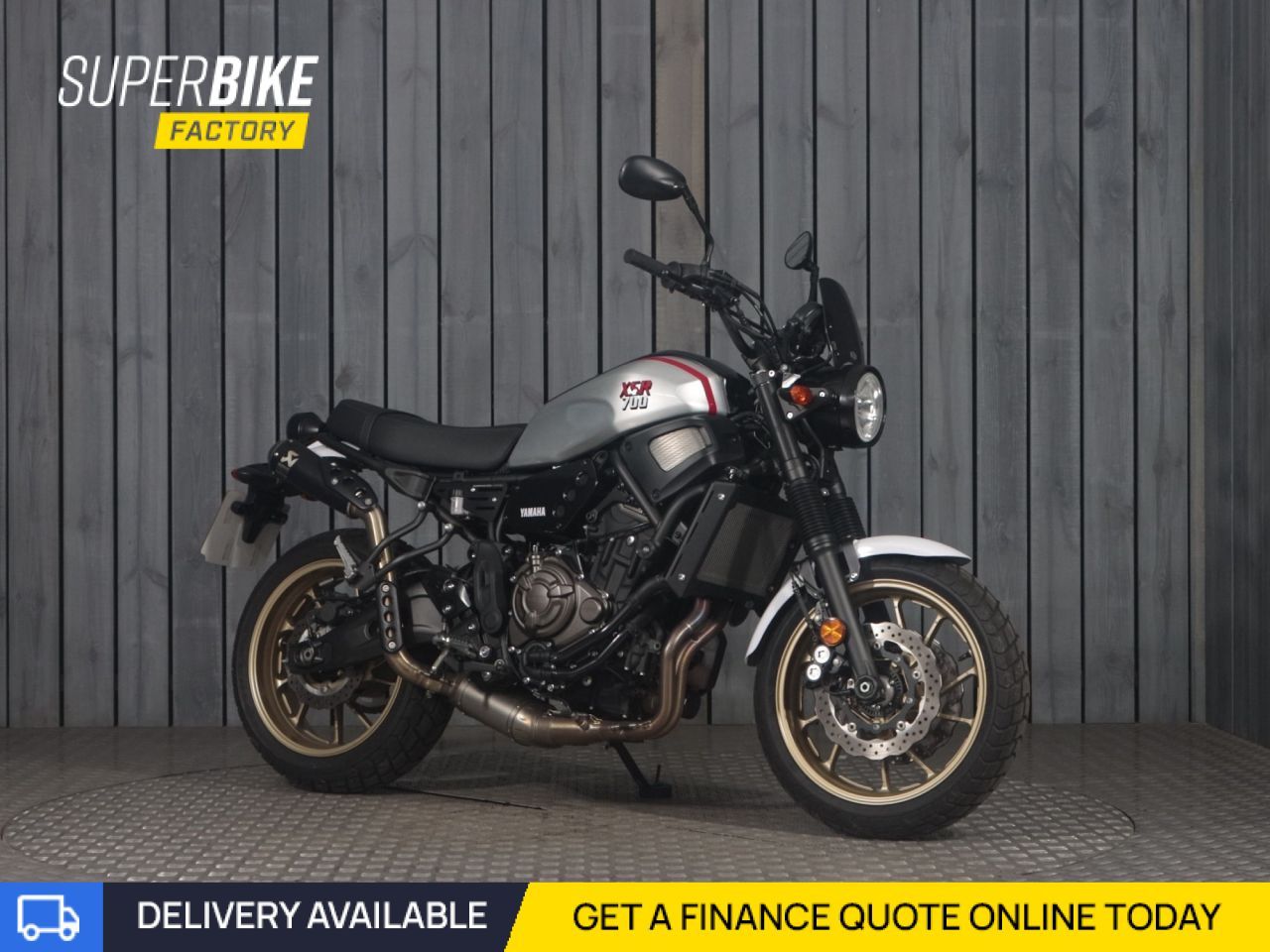 2021 YAMAHA XSR700 SILVER with 1586 miles - Used Motorbikes Dealer ...