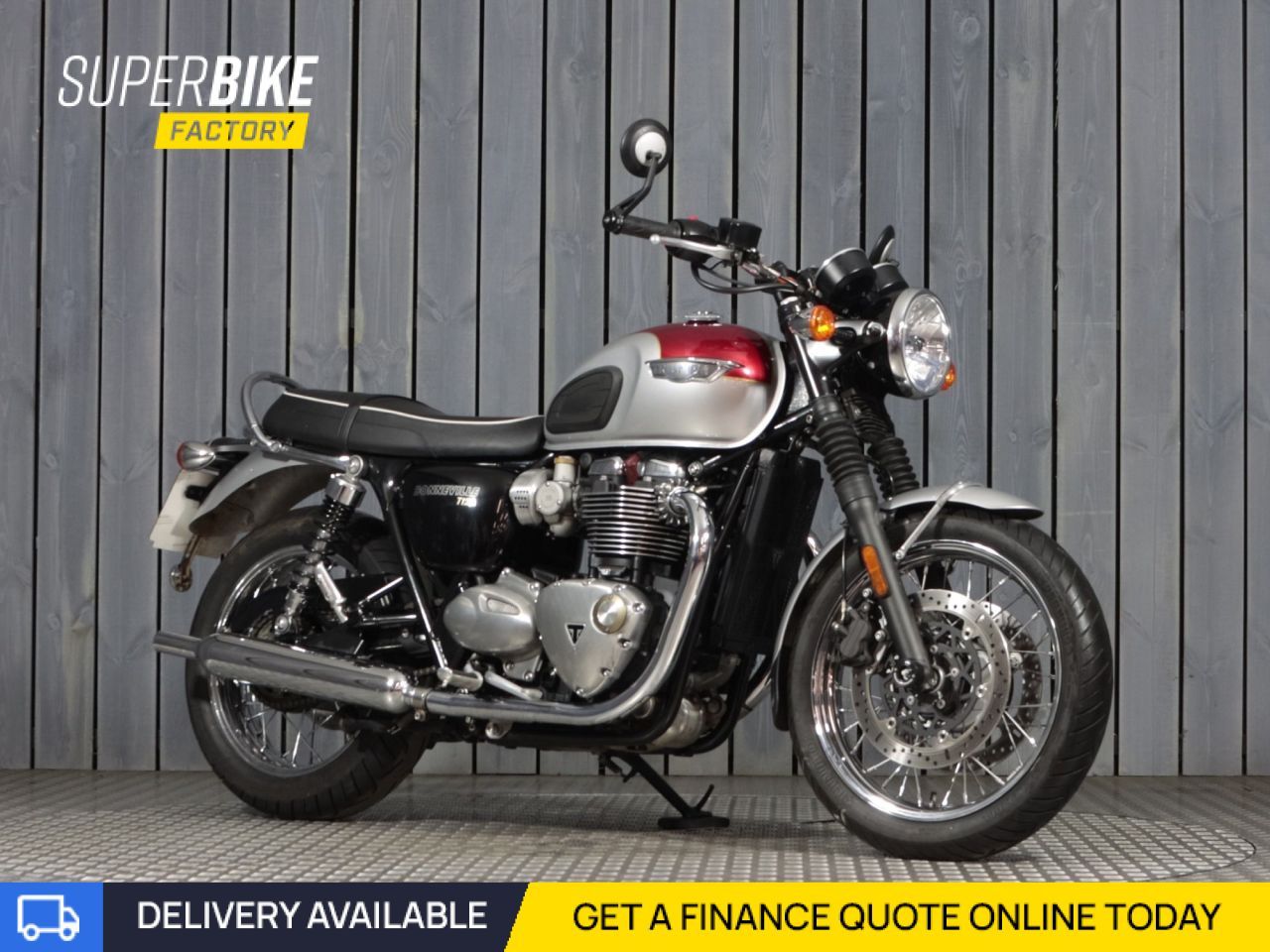 2016 TRIUMPH BONNEVILLE T120 RED with 7288 miles - Used Motorbikes ...