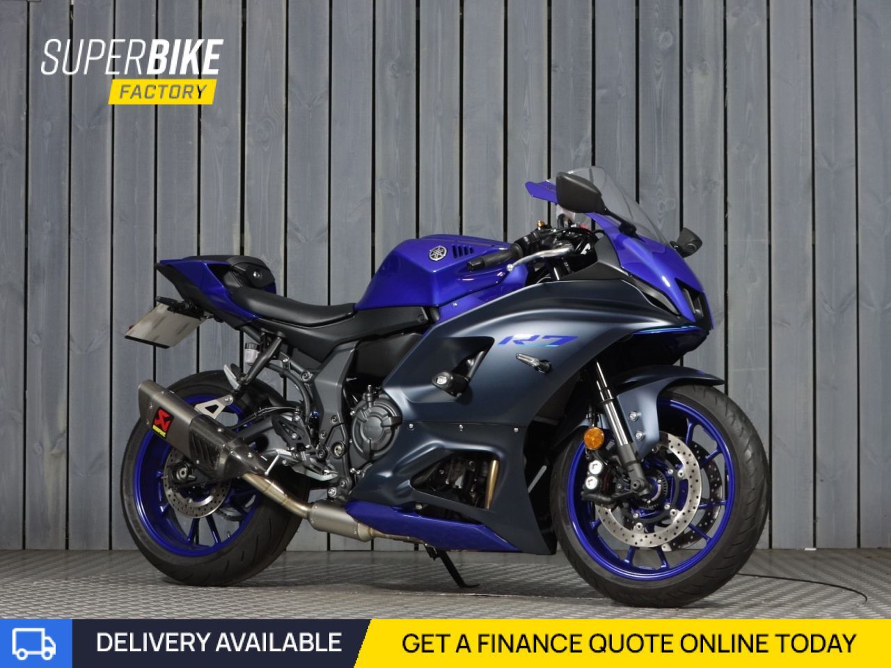 2024 YAMAHA R7 BLUE with 156 miles - Used Motorbikes Dealer: Cheshire ...