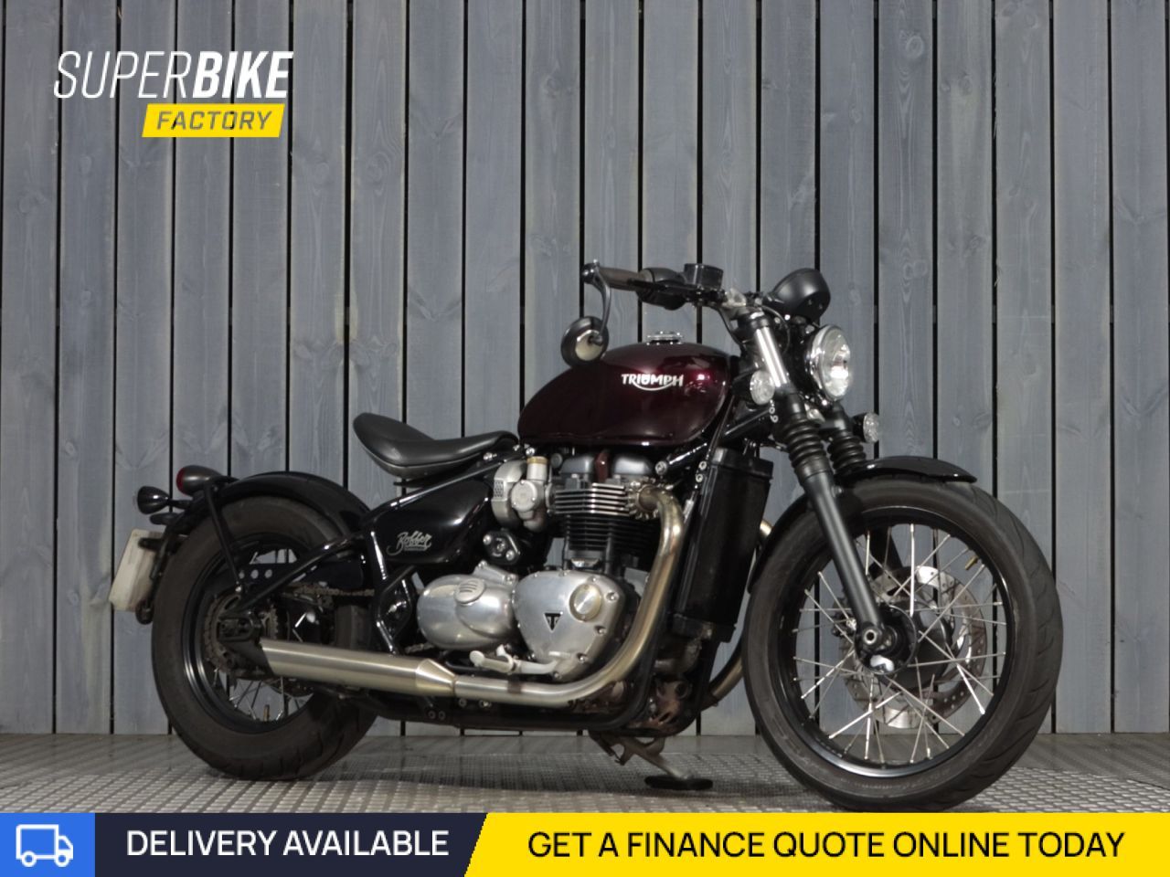 2017 TRIUMPH BOBBER RED with 7523 miles - Used Motorbikes Dealer ...